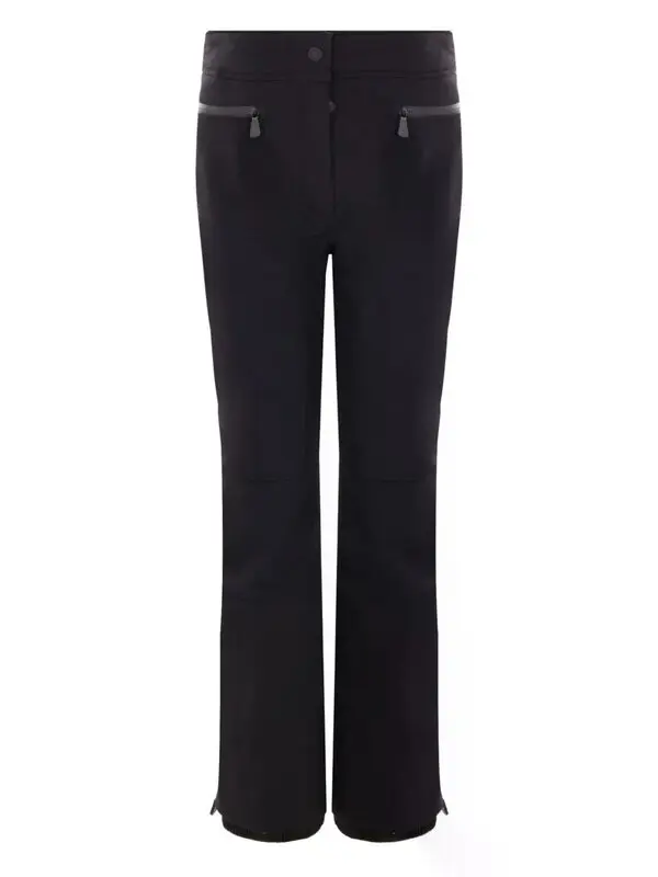 Moncler Logo-appliqué Ski Trousers - Black