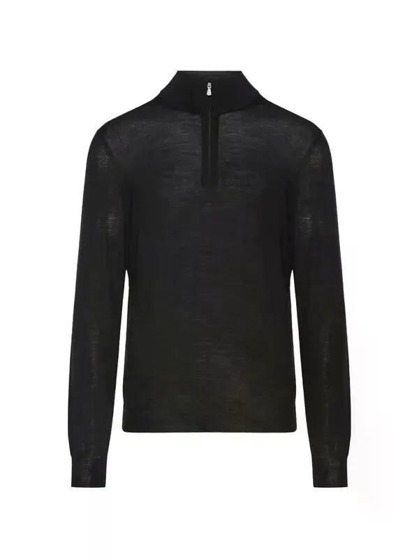 GRAN SASSO Half-zip Fine-knit Sweater