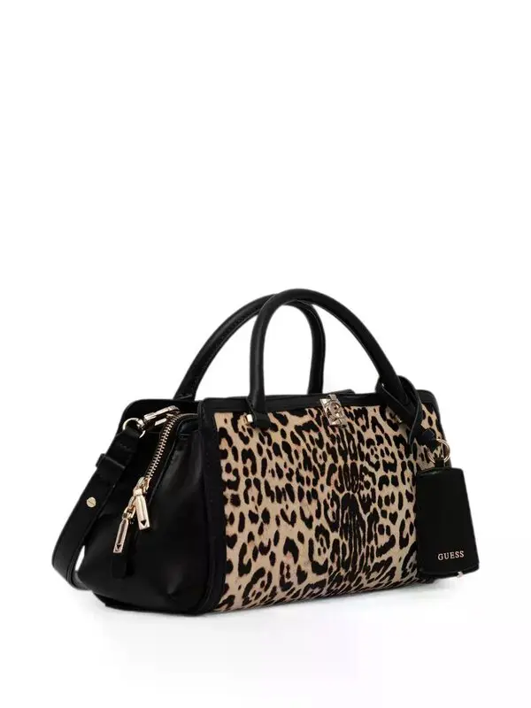 Guess Audrey Logo-plaque Tote Bag - Brown
