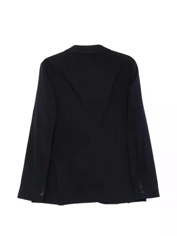 Paul Smith Single-breasted Wool Blazer - Blue