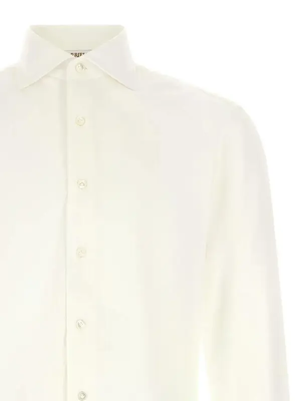 BORRIELLO NAPOLI Long-sleeves Cotton Shirt