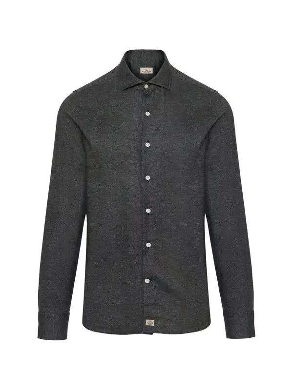 SONRISA Button-fastening Long-sleeve Shirt - Grey