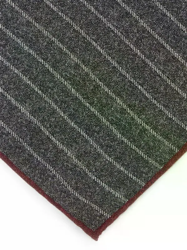 Brunello Cucinelli Pinstripe Hand-rolled Pocket Square