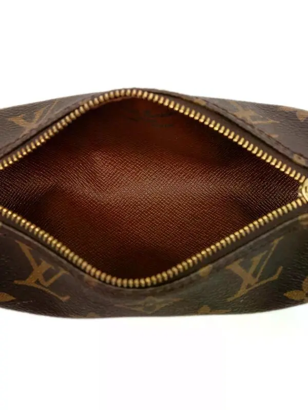 LOUIS VUITTON Monogram Papillon Pochette Handbag - Brown