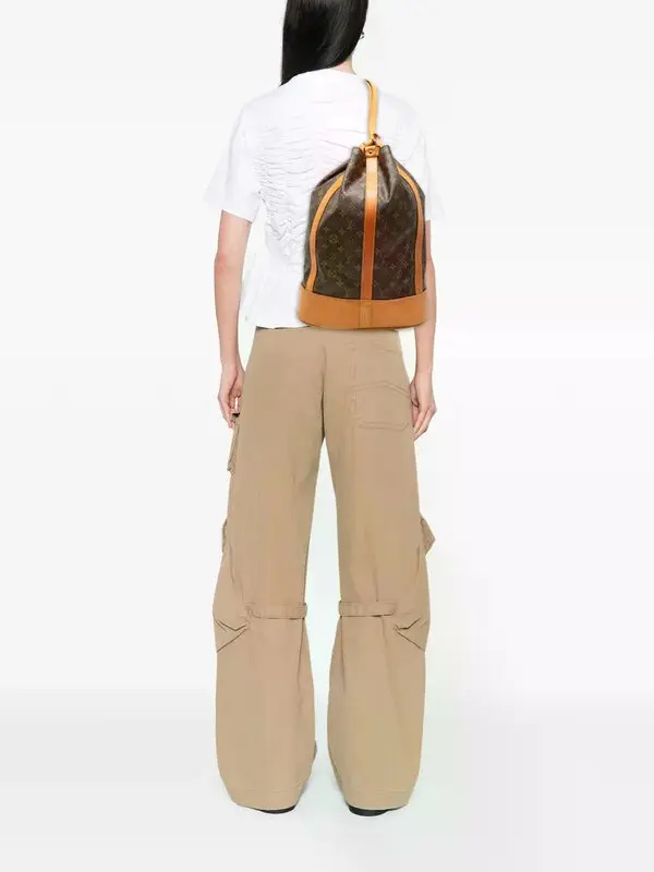LOUIS VUITTON 1997 Monogram Randonnee Gm Backpack