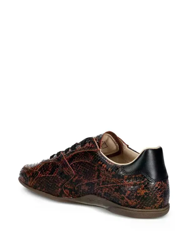 Gant Snakeskin-effect Lace-up Sneakers