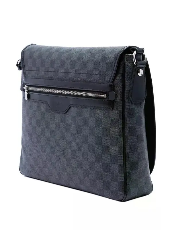 LOUIS VUITTON 2012 Damier Graphite Daniel Mm Crossbody Bag - Black
