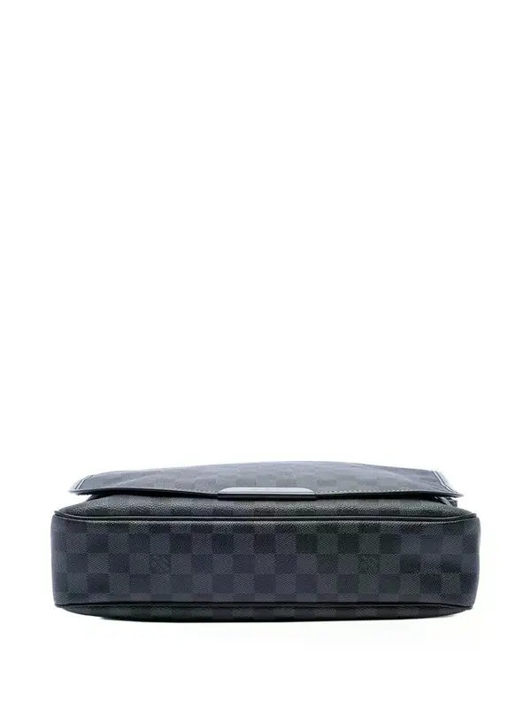 LOUIS VUITTON 2012 Damier Graphite Daniel Mm Crossbody Bag - Black