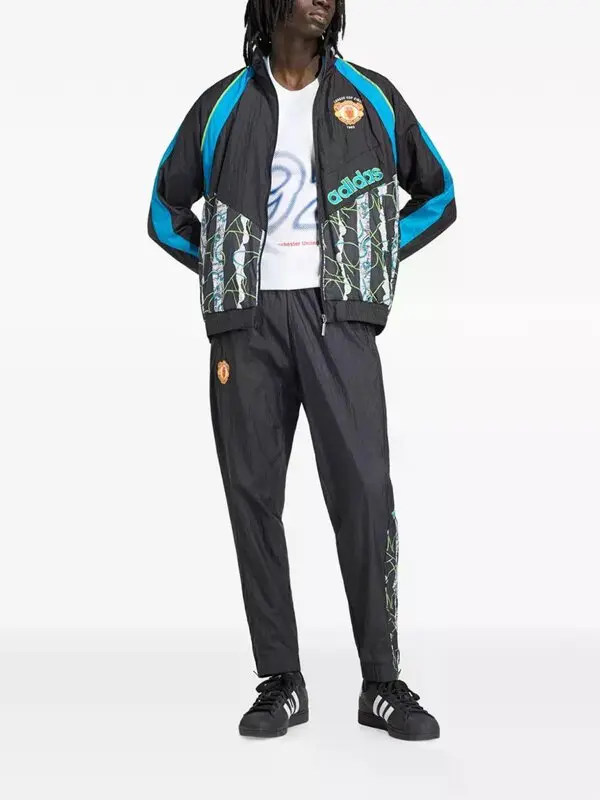 Adidas Manchester United 90 Track Jacket - Black
