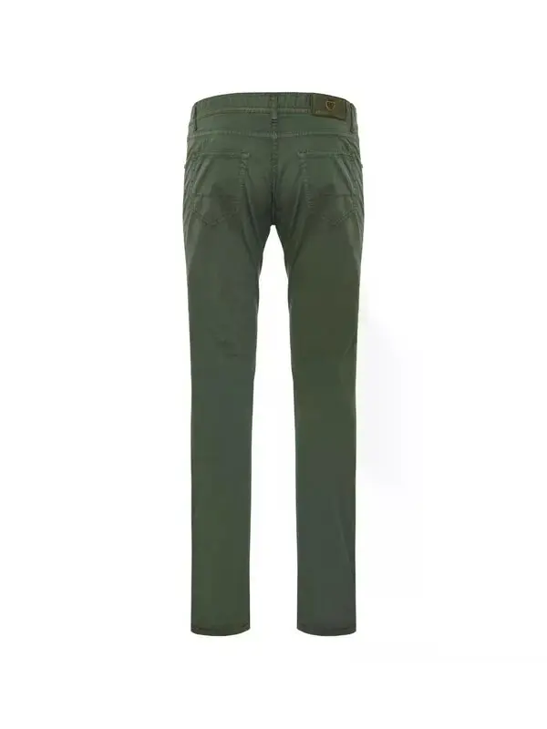 RICHARD J. BROWN Tokyo Logo-patch Straight-leg Trousers - Green