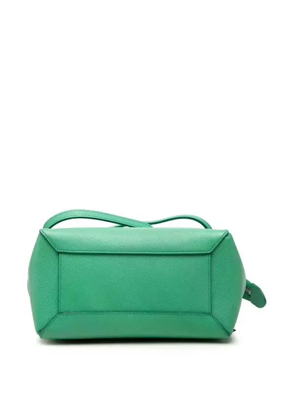 Celine Micro Grained Calfskin Belt Bag Satchel - Green