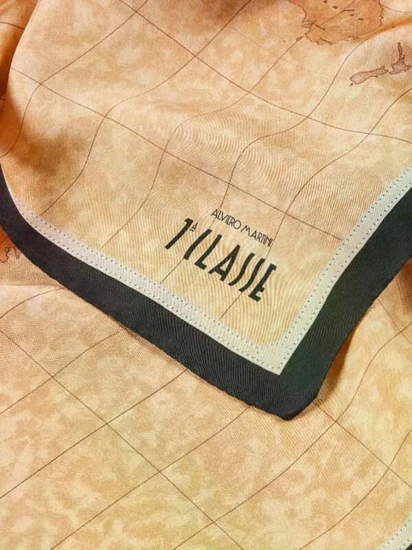 ALVIERO MARTINI 1° CLASSE Geo Silk Scarf