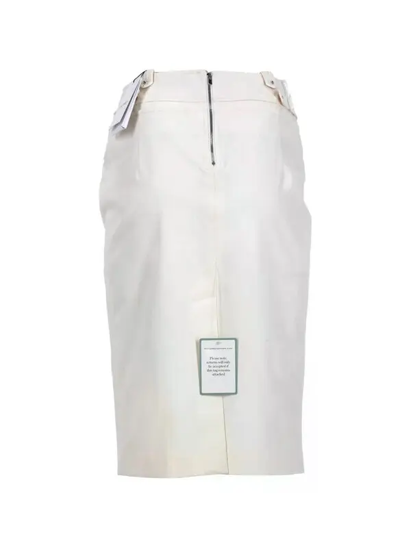 Altuzarra Pencil Midi Skirt With Waistband Detail - Neutrals