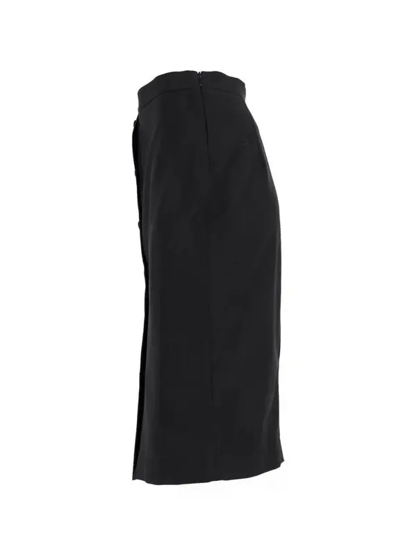 Altuzarra Button-down Pencil Midi Skirt - Black