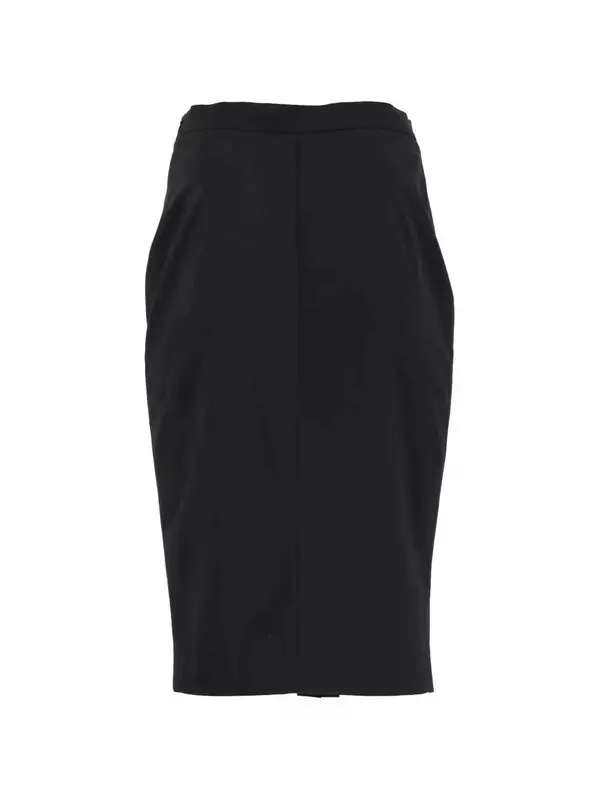 Altuzarra Button-down Pencil Midi Skirt - Black