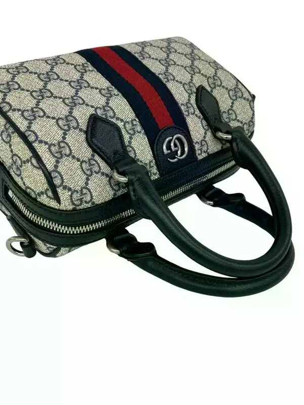 Gucci Mini Ophidia Gg Supreme Satchel