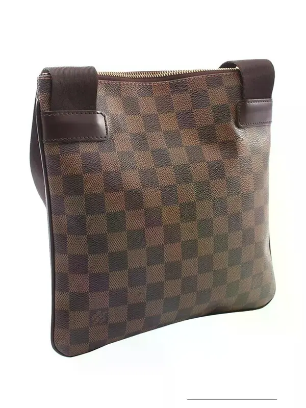 LOUIS VUITTON Damier Ebene Pochette Melville Crossbody Bag