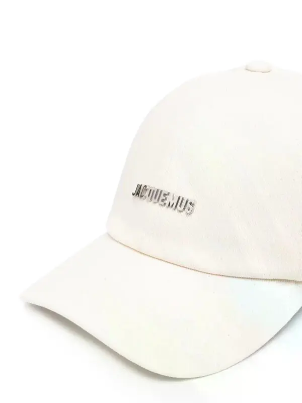 Jacquemus Logo Plaque Baseball Cap - Neutrals
