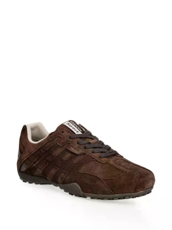 Geox Suede-panelled Sneakers