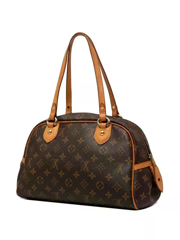 LOUIS VUITTON Monogram Canvas Montorgueil Pm Handbag - Brown