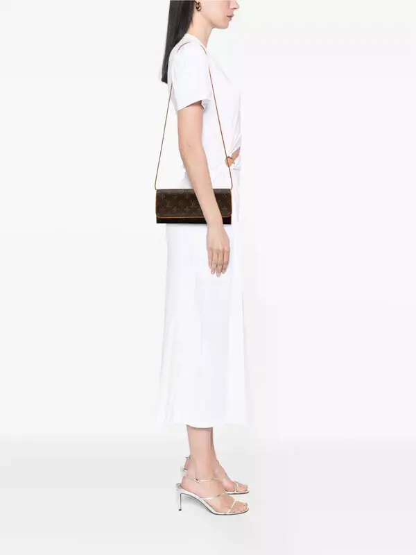 LOUIS VUITTON 2011 Monogram Pochette Twin Gm Crossbody Bag