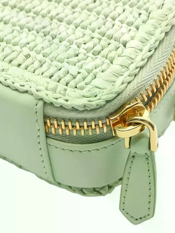 Prada 2013-2026 Mini Crochet Satchel - Green
