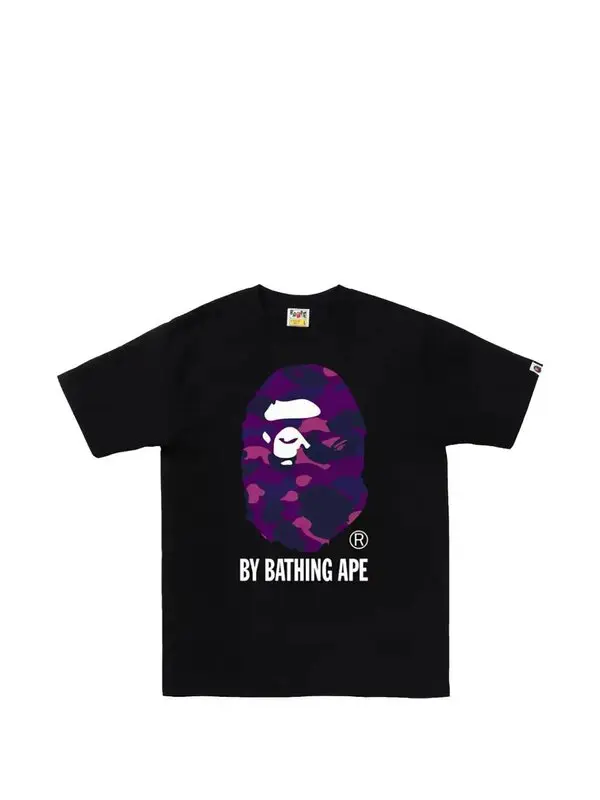 A BATHING APE Camo Ape Head T-shirt - Black