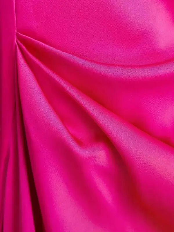 RHEA COSTA Cora Draped Maxi Gown
