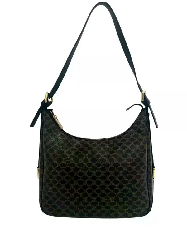 Celine 2000 Macadam Coated Canvas Shoulder Bag