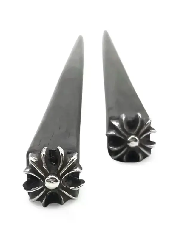 Chrome Hearts Engraved-logo Chopsticks - Black