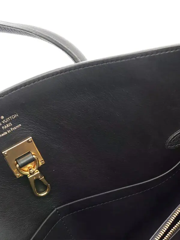 LOUIS VUITTON Taurillon Milla Mm Satchel - Black