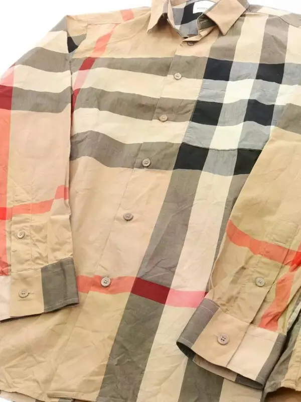 Burberry 2010s Mega Check Shirt - Neutrals