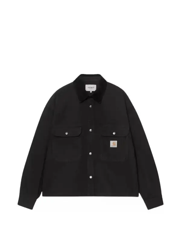 Carhartt Work In Progress Prescott Corduroy-collar Shirt Jacket - Black