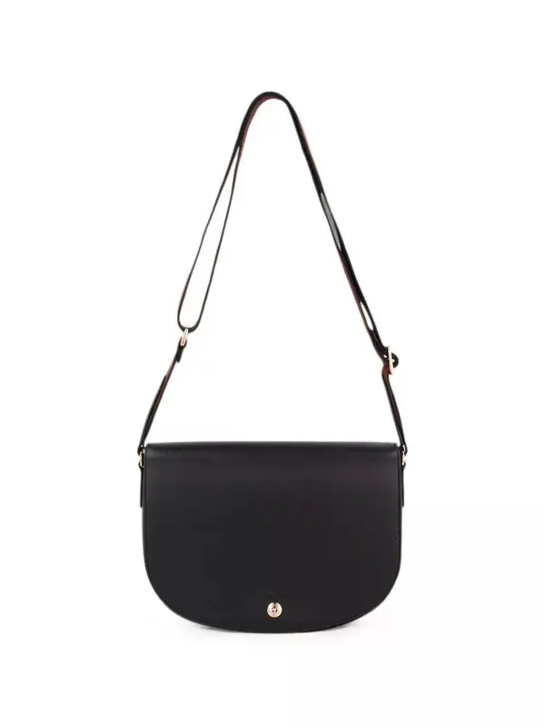 Longchamp M Épure Timeless Leather Shoulder Bag - Black