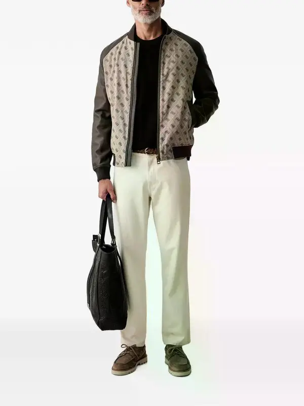 Guess Logo-monogram Bomber Jacket