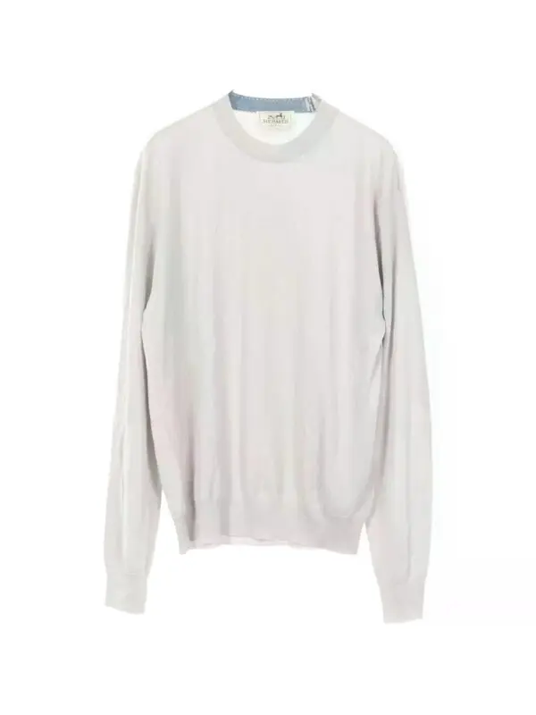 Hermès 2010s Crew Neck Sweater - Grey