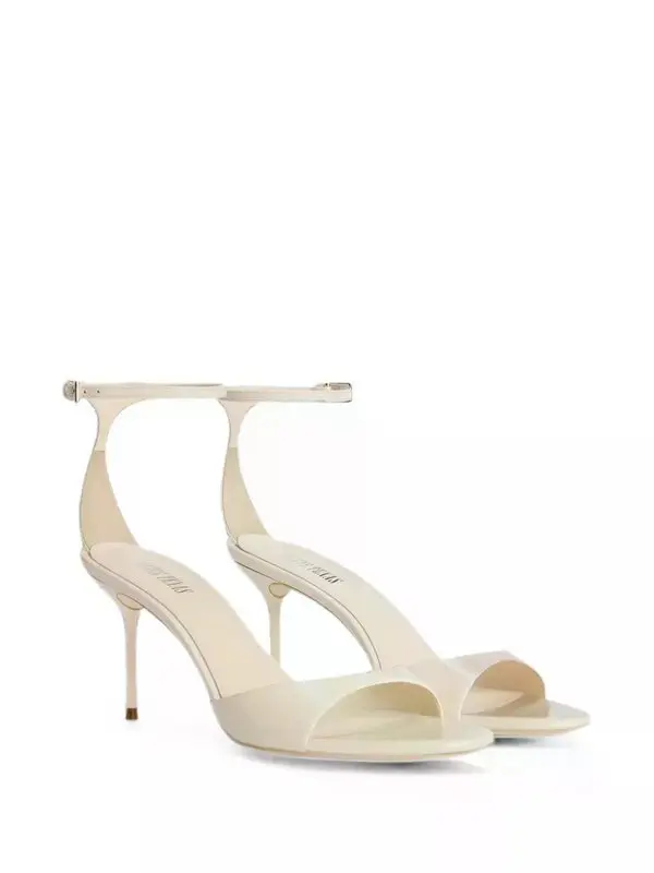 Paris Texas Lidia Patent-leather Sandals - Neutrals