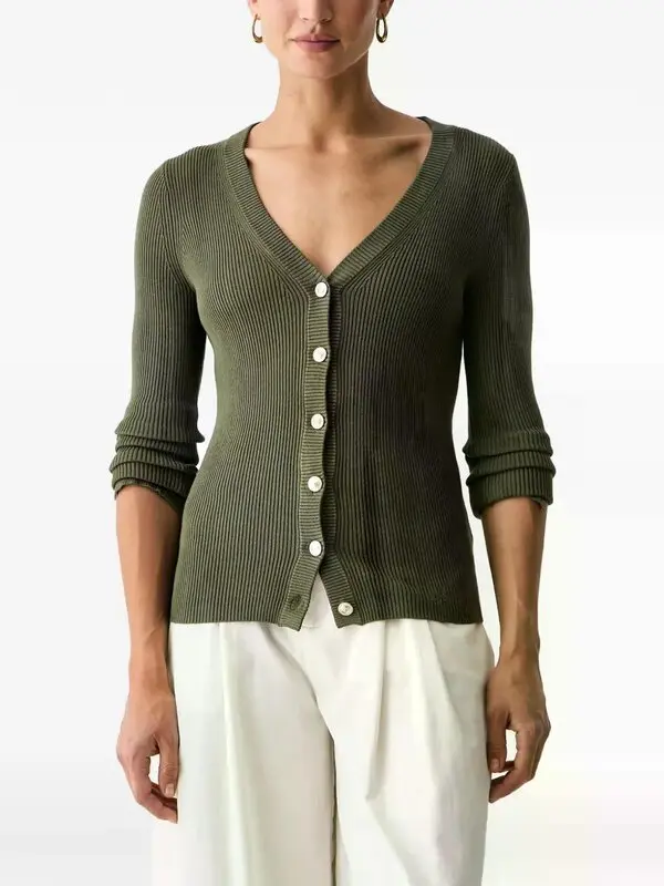 Guess Button-up Cardigan - Green