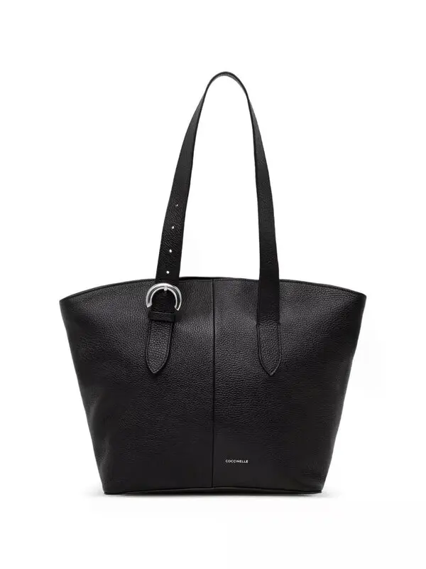 COCCINELLE Buckled Tote Bag - Black