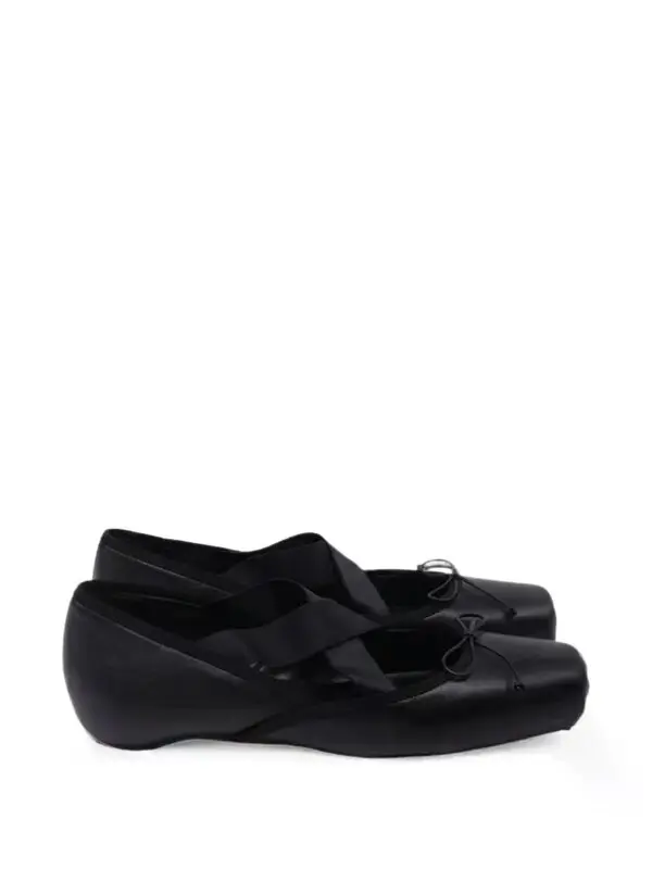 CHRISTIAN LOUBOUTIN Cassiasticina Bow-detail Ballet Flats - Black