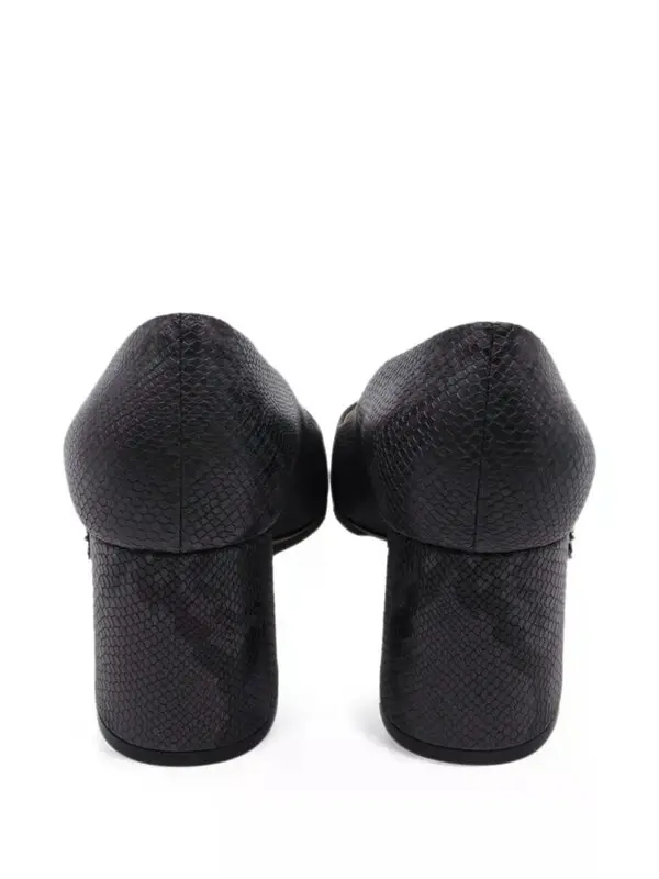 JIMMY CHOO Dianne Snake-embossed Pumps