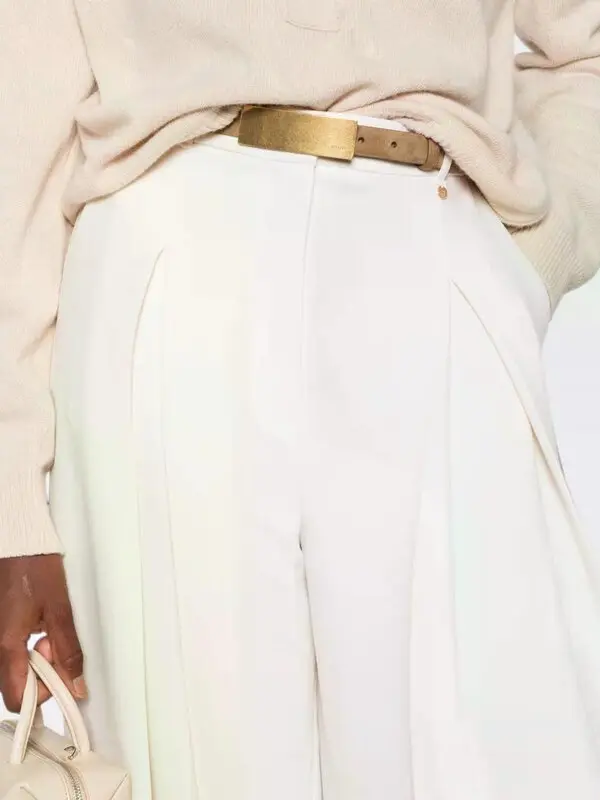NISSA Pleated Palazzo Pants
