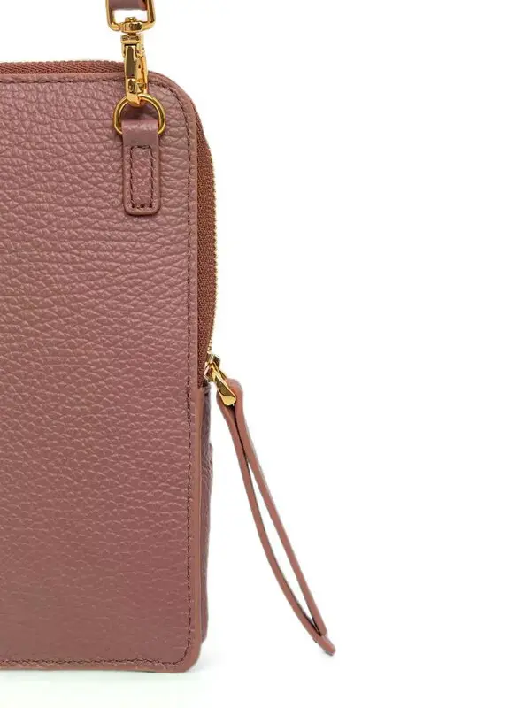 COCCINELLE Mini Pixie Grained Leather Phone Bag