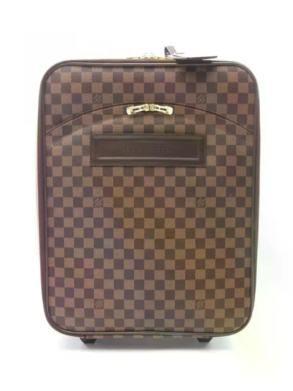 LOUIS VUITTON 2003 Damier Ebene Pégase 45 Suitcase