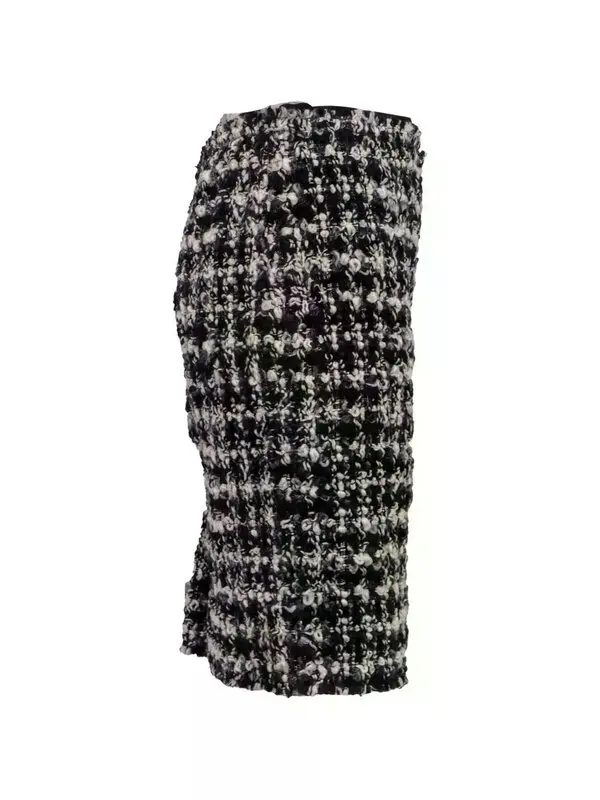 LANVIN 2011 Bouclé Tweed Skirt