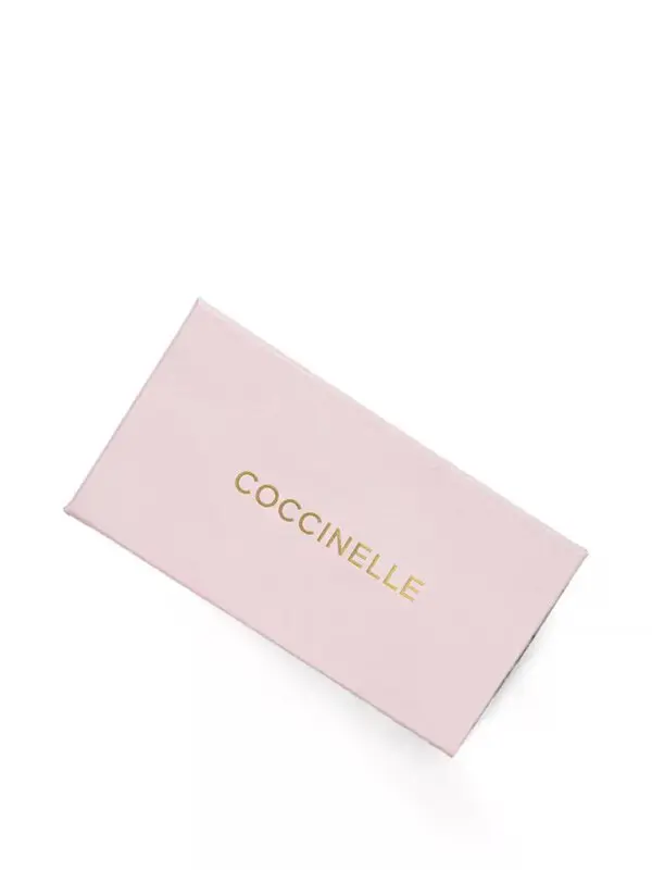 COCCINELLE C-me Logo-plaque Leather Keyring
