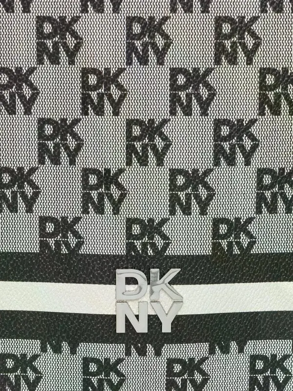 Dkny Logo-print Striped Laptop Bag