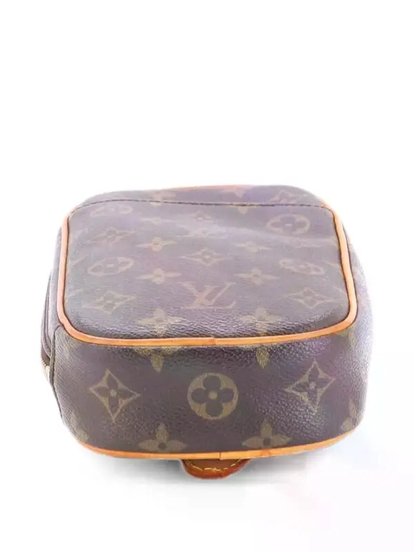 LOUIS VUITTON Pochette Gange Monogram Canvas Belt Bag - Brown