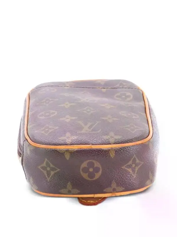LOUIS VUITTON Pochette Gange Monogram Canvas Belt Bag - Brown