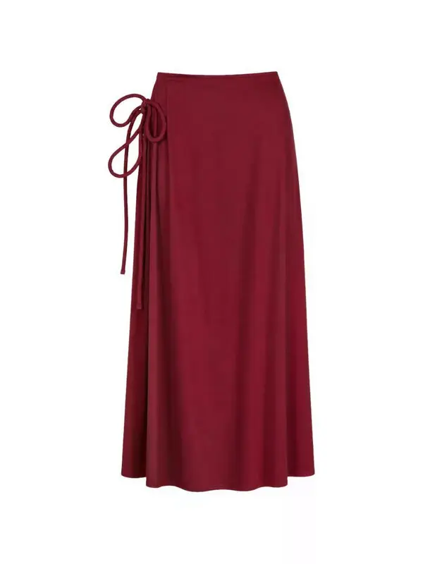 Max Mara Wrap-style Midi Skirt